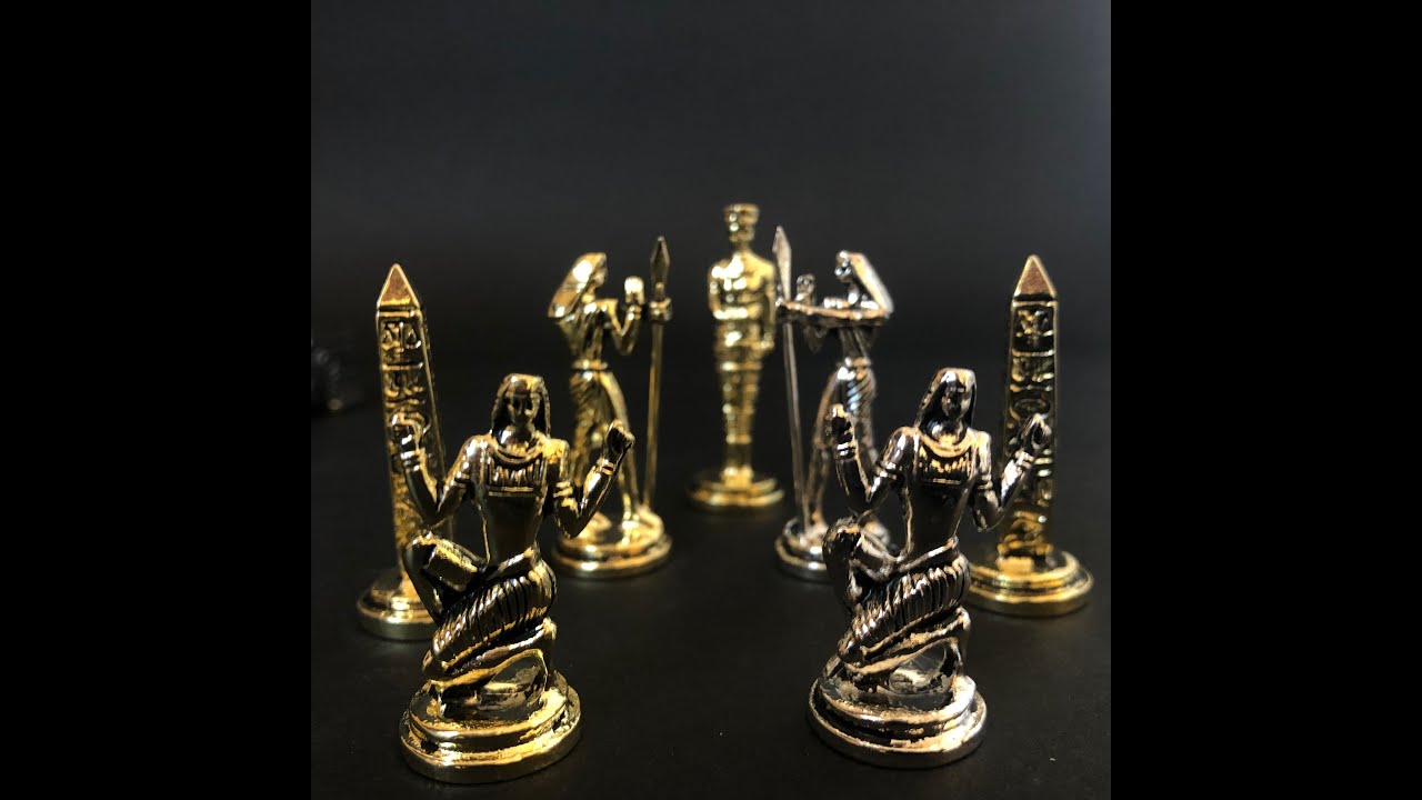 HISTORICAL ANCIENT EGYPT chess set, Egyptian Pharaoh, Chess Board and ...