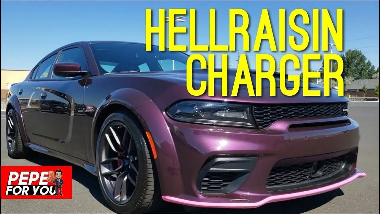 The last of the 2020 Dodge Charger R/T Scat Pack Widebody in Hellraisin - YouTube