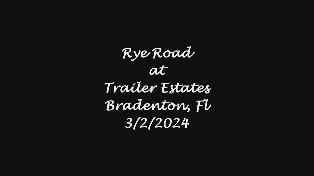 RYE ROAD - 3/2/2024 - YouTube