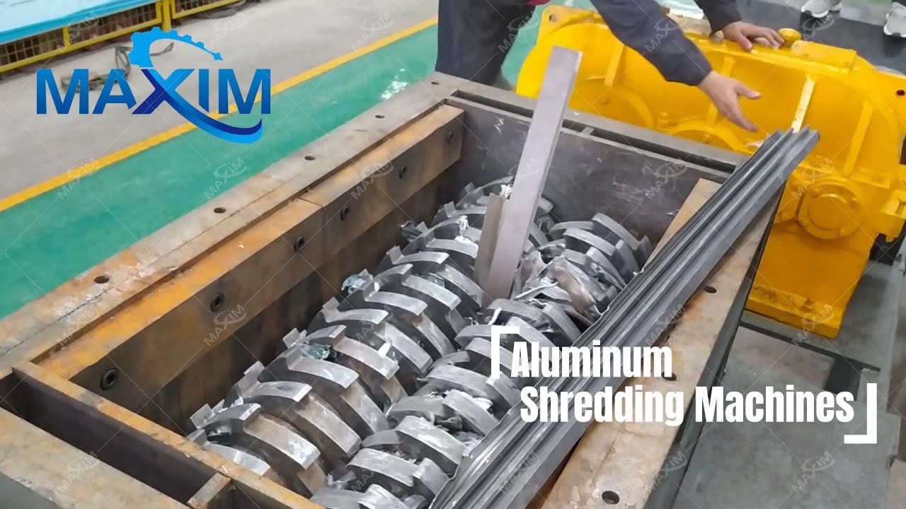 Aluminum Shredding Machines #recyclingequipment #shreddermachines # ...