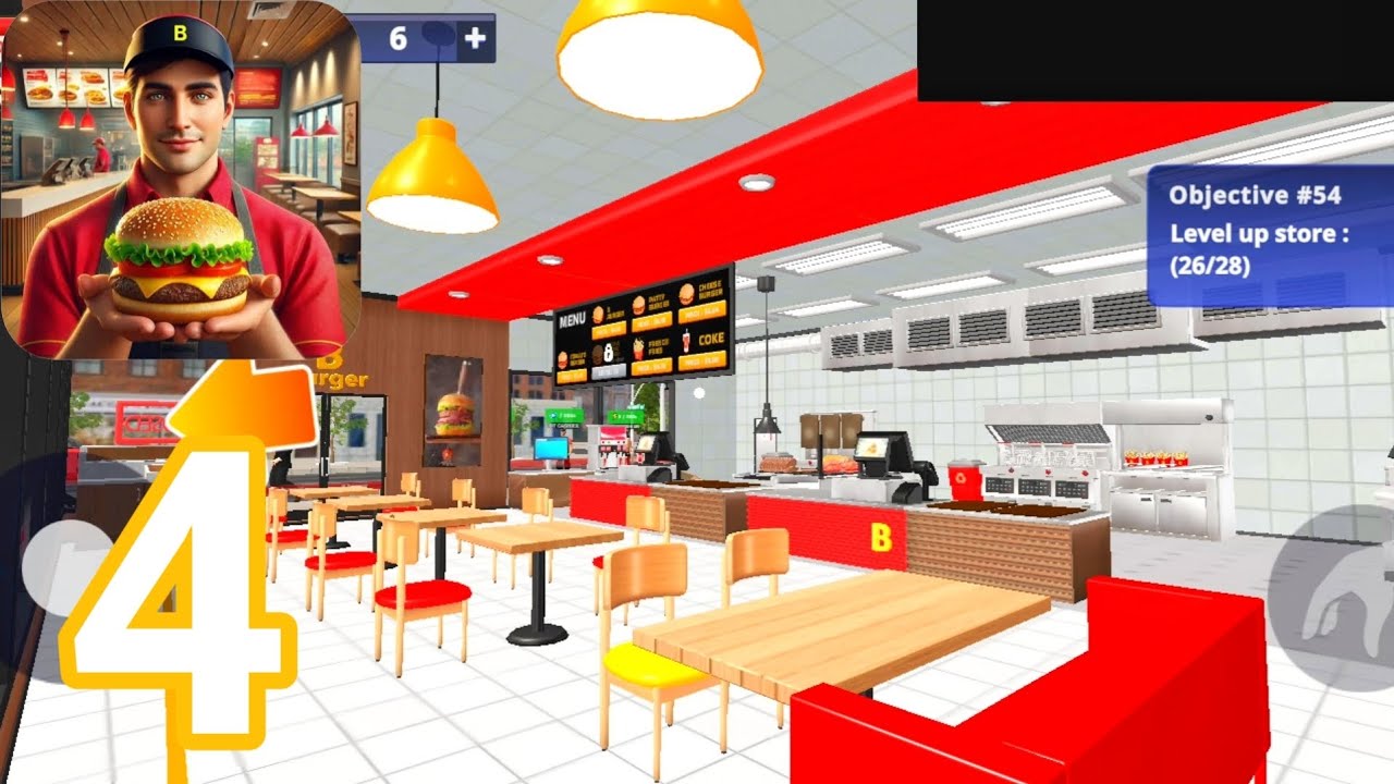 Burger Simulator | Gameplay Walkthrough Part 4 - Shop Level 26 - YouTube