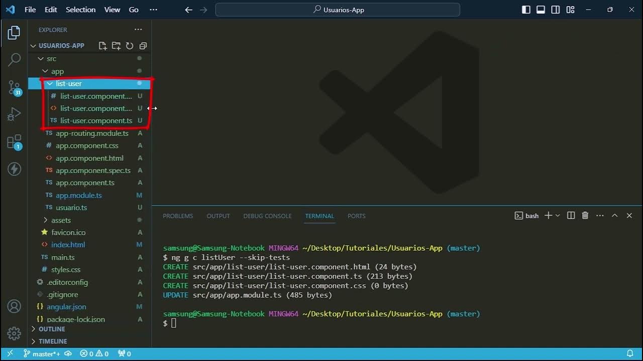 Como agregar (Boostrap) y crear una tabla en nuestro proyecto Angular (Config) - YouTube
