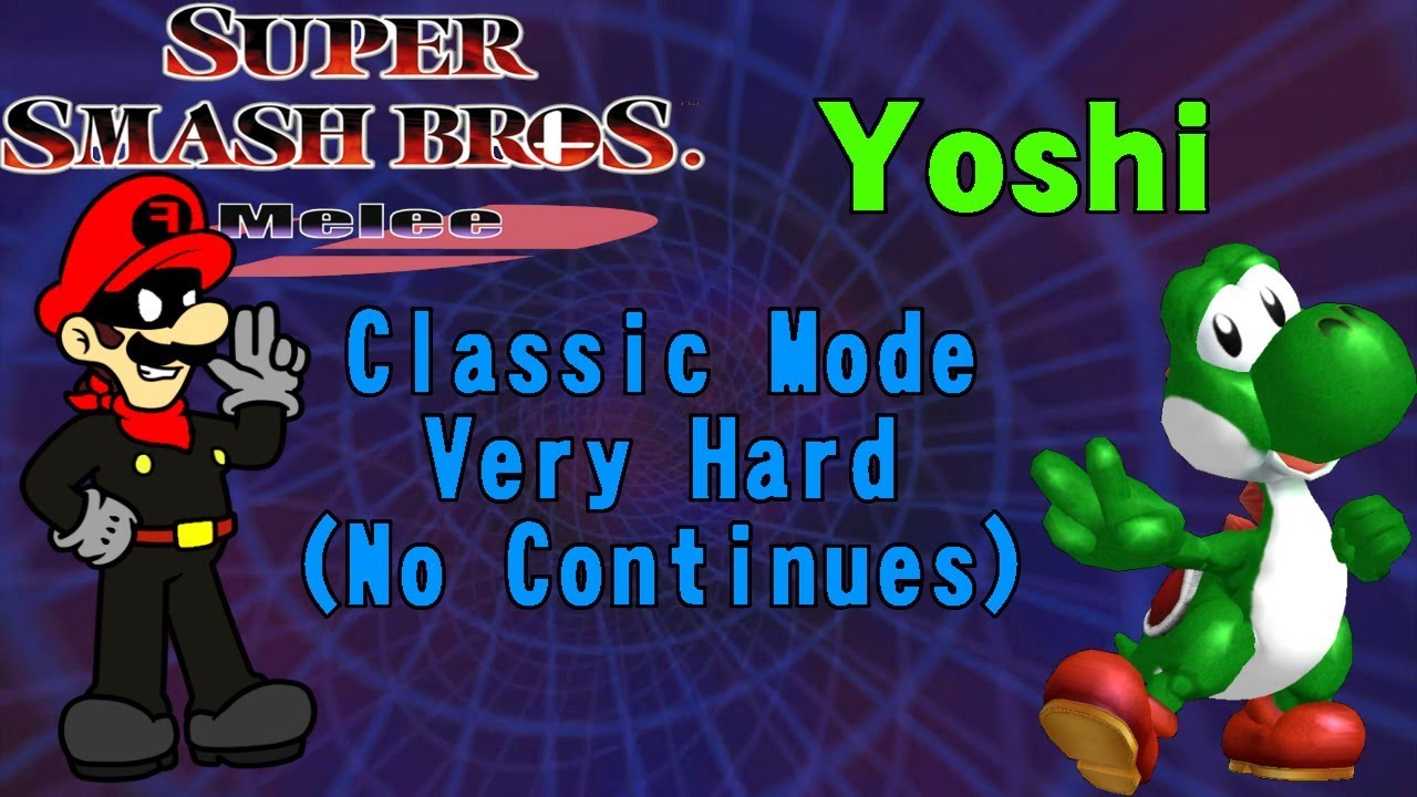 SSBM: Yoshi Classic Mode Very Hard (No Continues) - YouTube