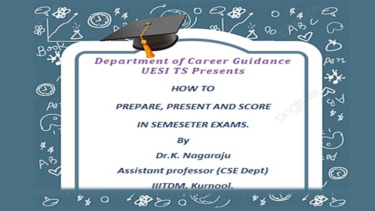 How to Prepare Present and score in end Exams - YouTube