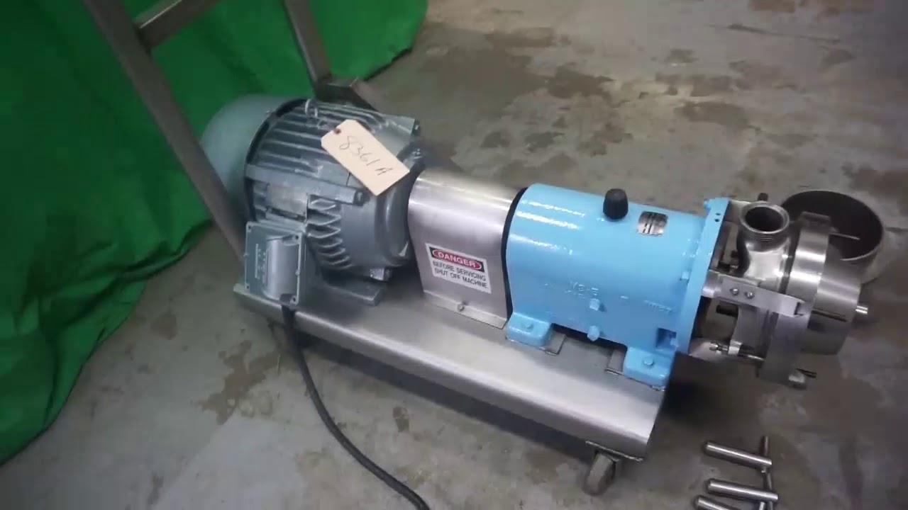 Waukesha Model MS Stainless Steel Horizontal Inline Colloid Mill REF ...