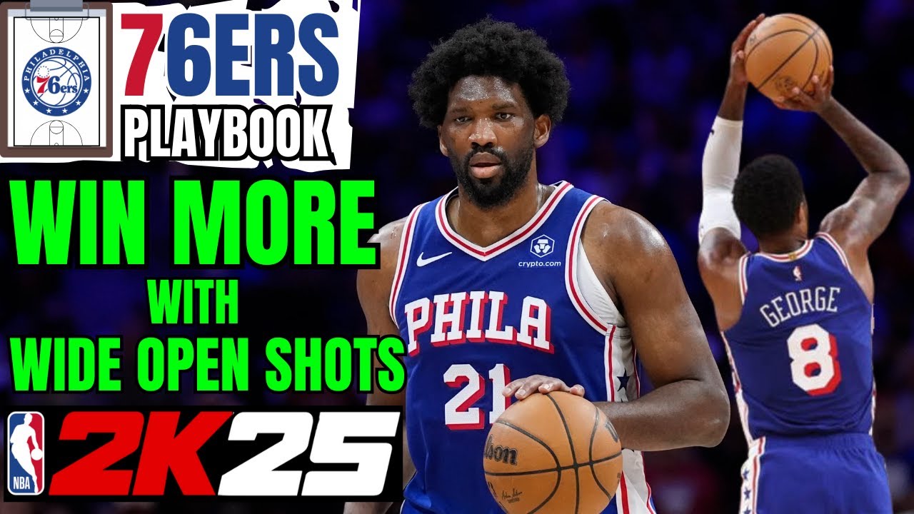 Wide Open Shots! Here's How.. Sixers Playbook NBA 2K25 🎯 - YouTube