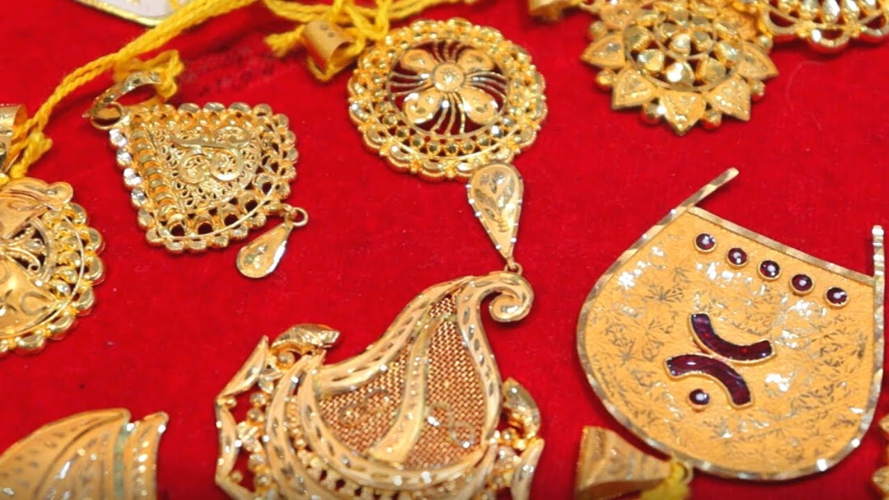 From 0.5 GM Gold Locket Designs With Weight & Price | Latest Light ...