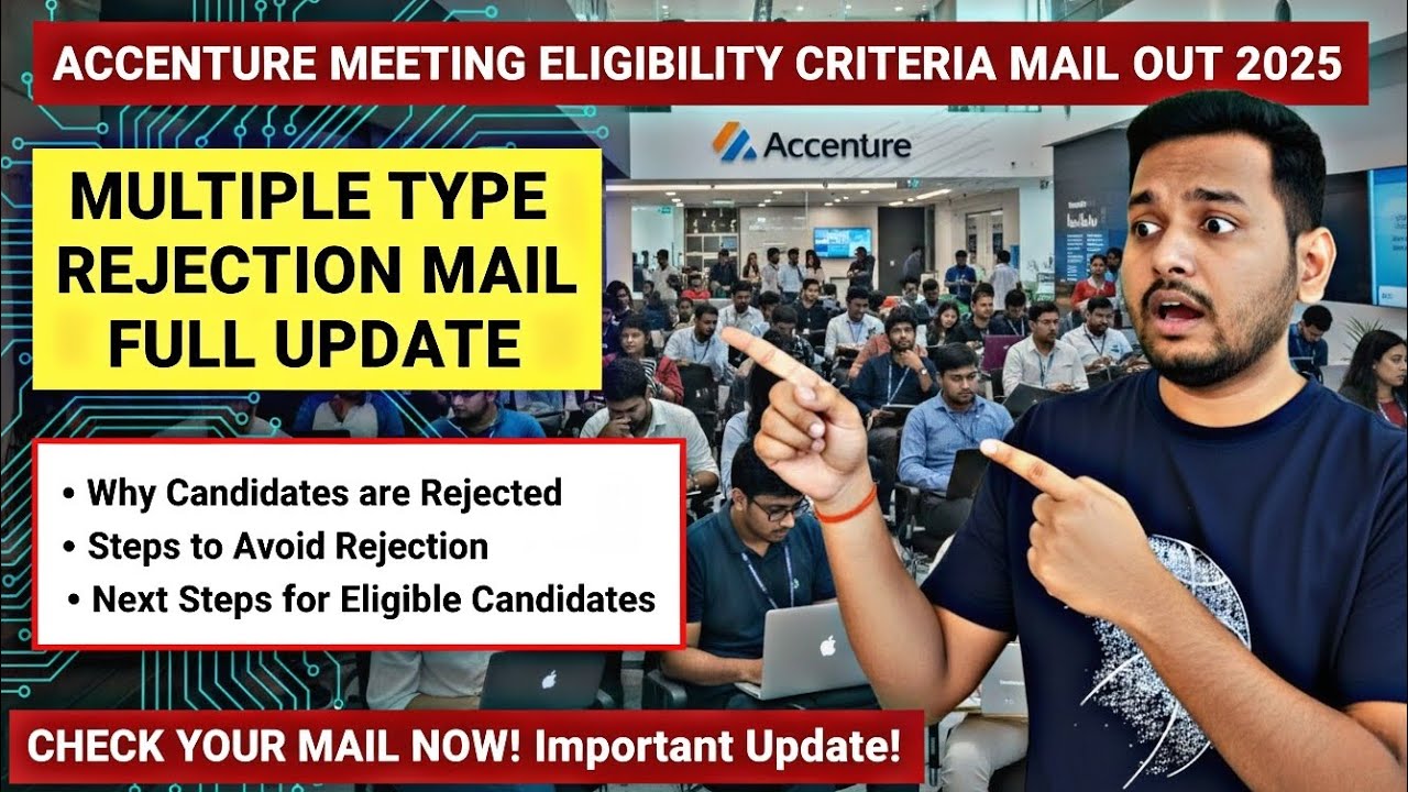Accenture Meeting Eligibility Criteria Mail Out 2025 | Multiple ...