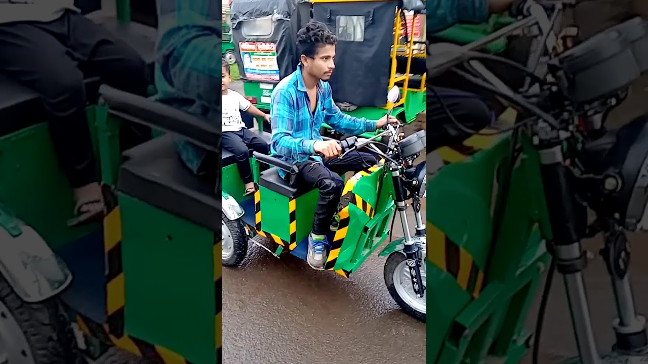 E rickshaw for handicap. अपंग लोगो के लिए ई रिक्शा - YouTube