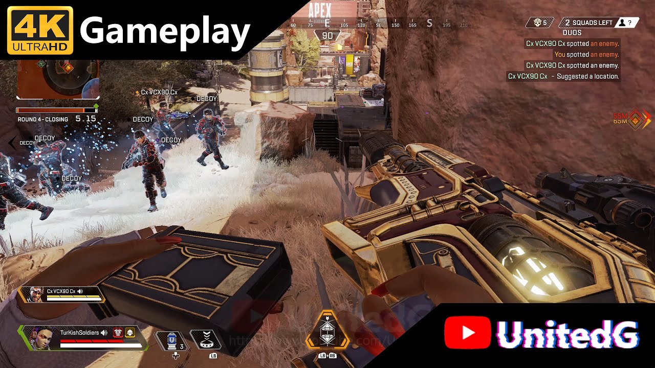 Apex Legends - Xbox One X Gameplay 4K - YouTube