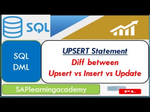 UPSERT Statement in SQL | What is the difference between Upsert ...