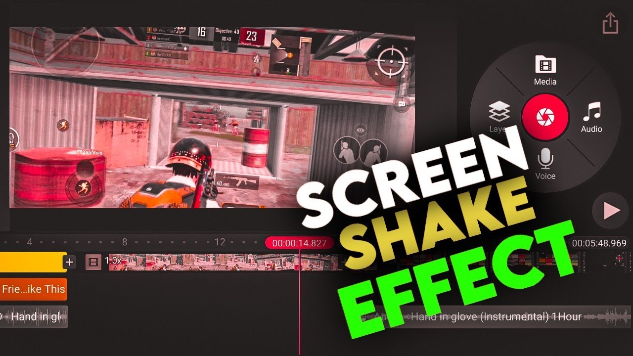 HOW TO MAKE SCREEN SHAKE EFFECT MONTAGE IN KINEMASTER-- Like NM_777 ...