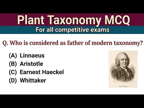 Plant Taxonomy MCQ || The Living World Biology Class 11 || NEET Biology ...