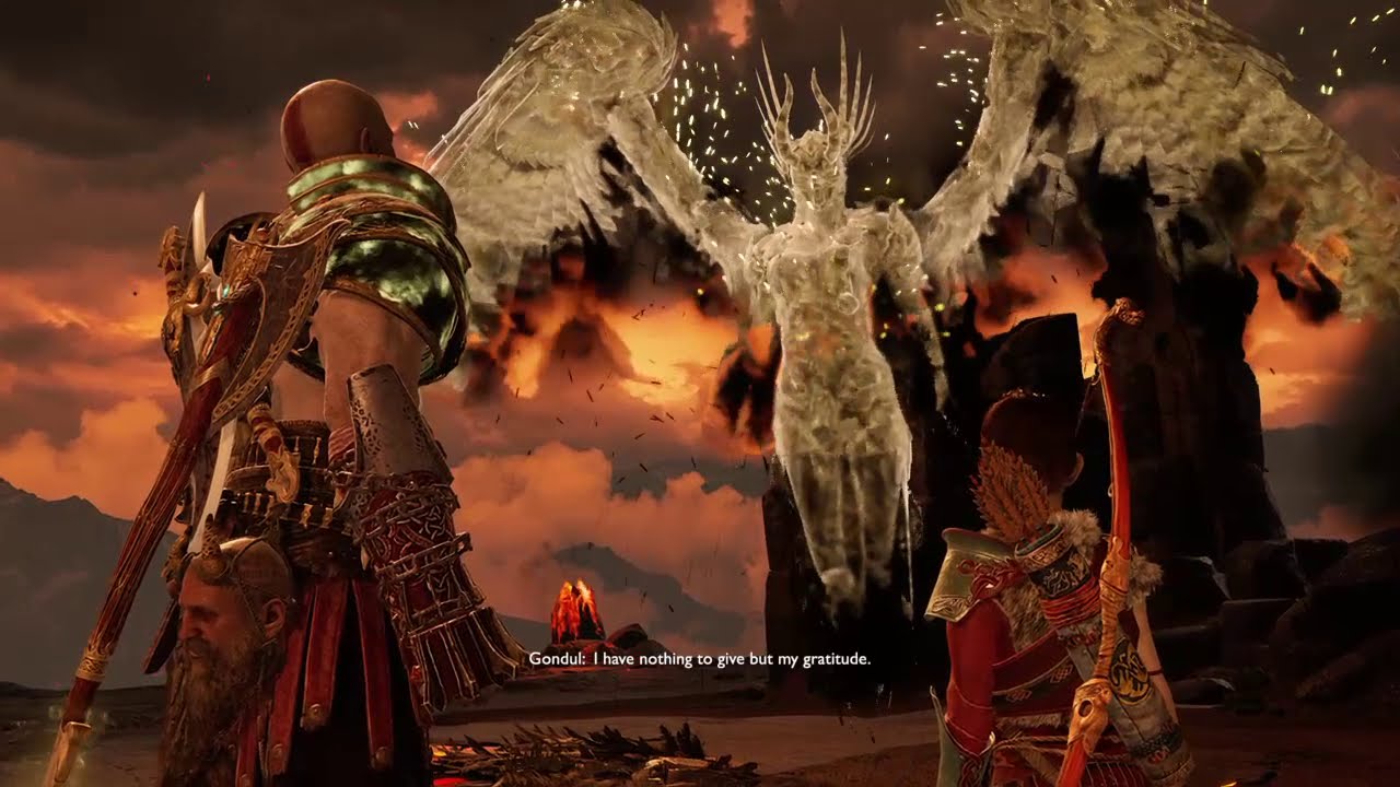 God of War 2018 Valkyrie GONDUL Fight Music - YouTube