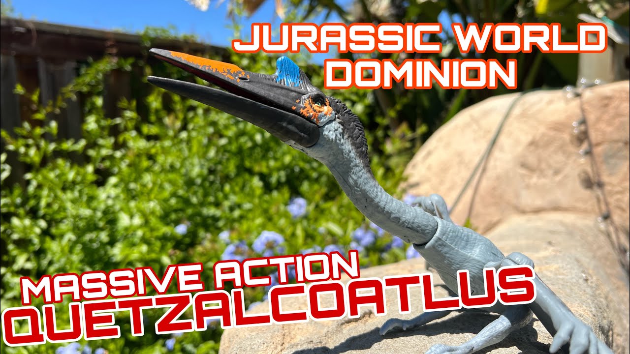 Jurassic World Dominion: Quetzalcoatlus Massive Action Toy Review - YouTube