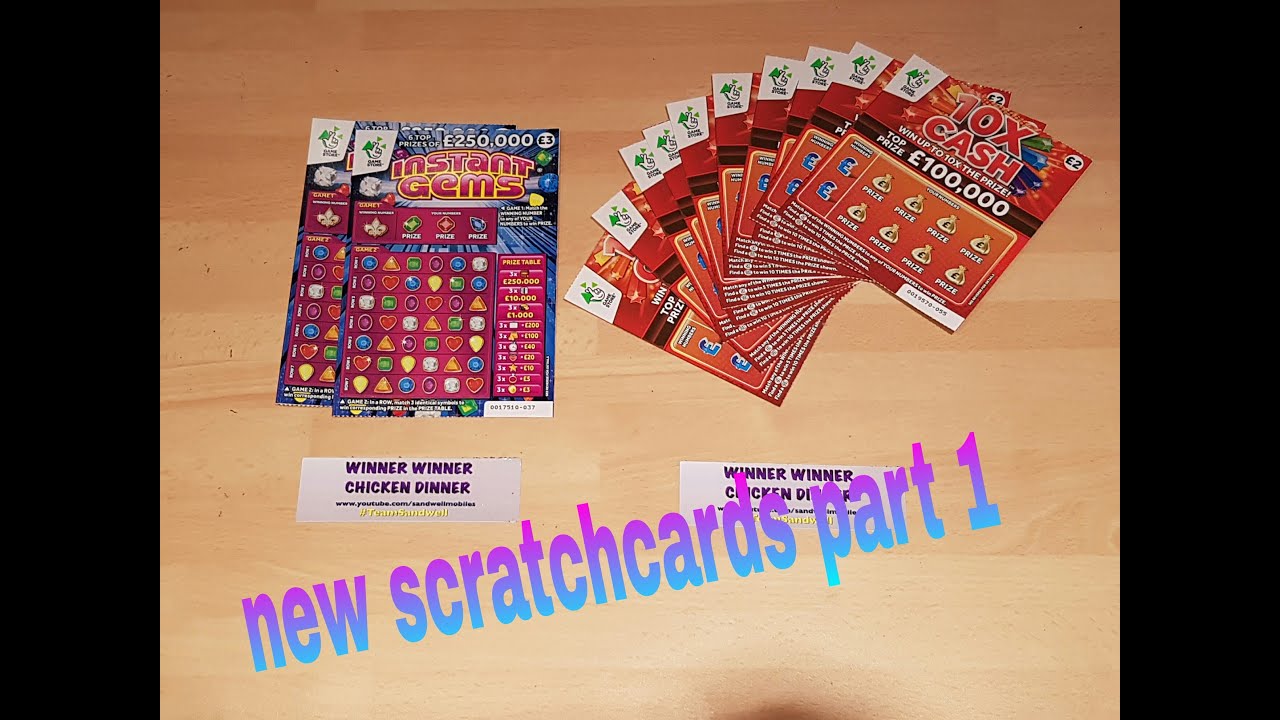 NEW SCRATCHCARDS Part 1 - YouTube