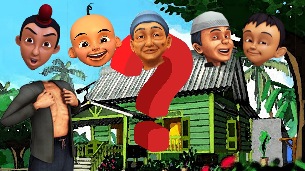 Tebak gambar | Mencari Dan Mencocokkan kepala Atok dalang,Upin ipin ...