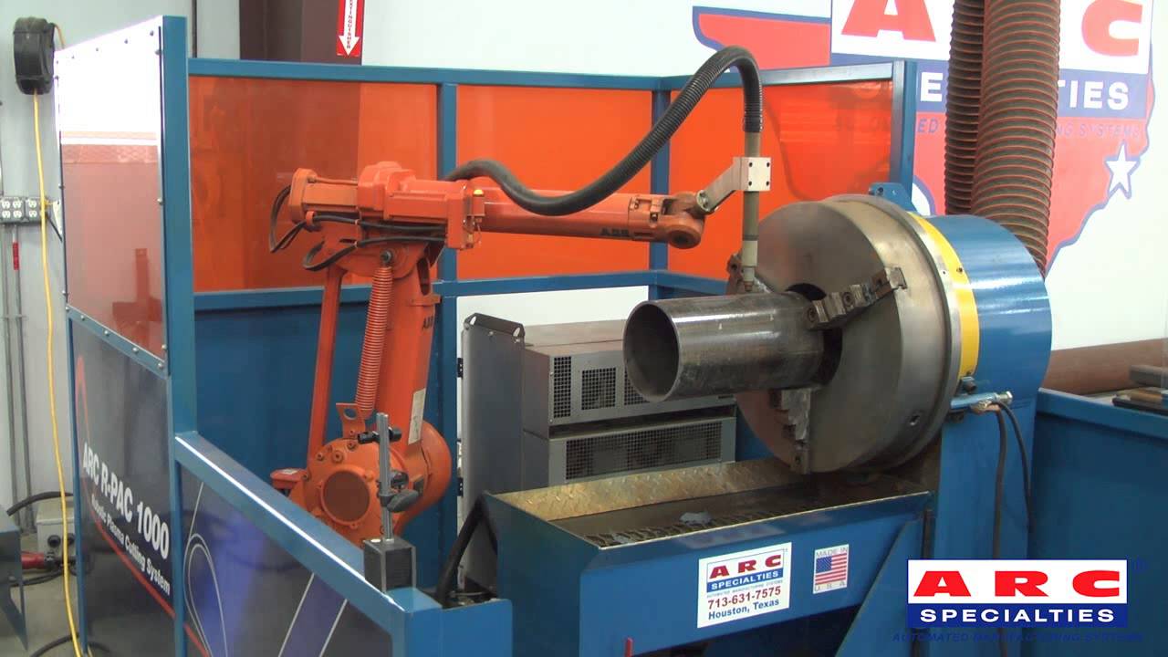 ARC R-PAC 1000 Robotic Plasma Cutting Machine Video - YouTube