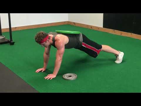 Weighted Plank Plate Pull Through - YouTube