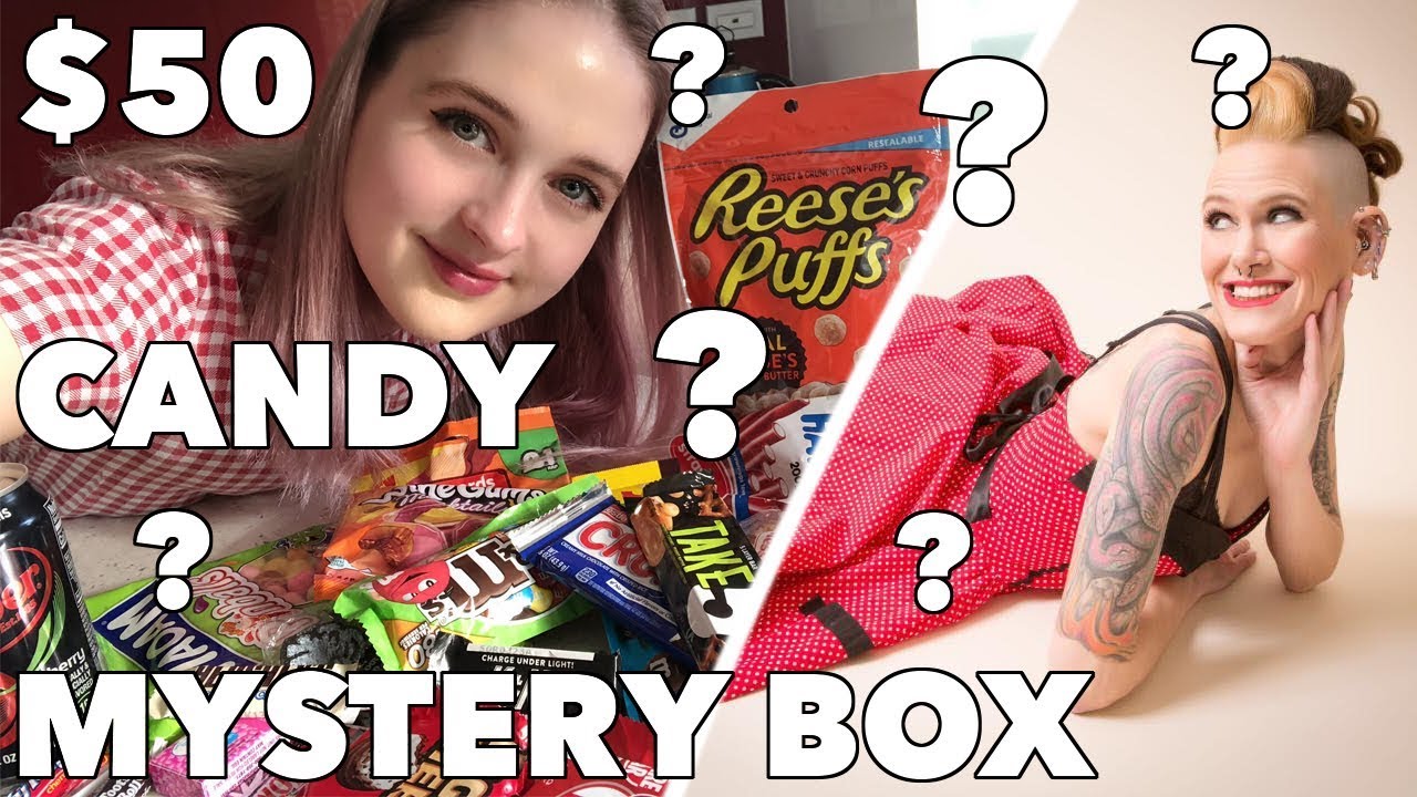Halloween Candy Mystery Box Challenge | GIRLS VS FOOD - YouTube
