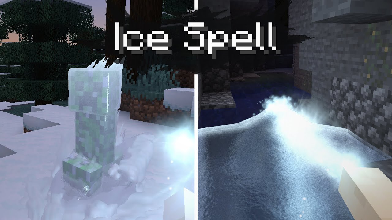 Frostbite spell in Minecraft - YouTube