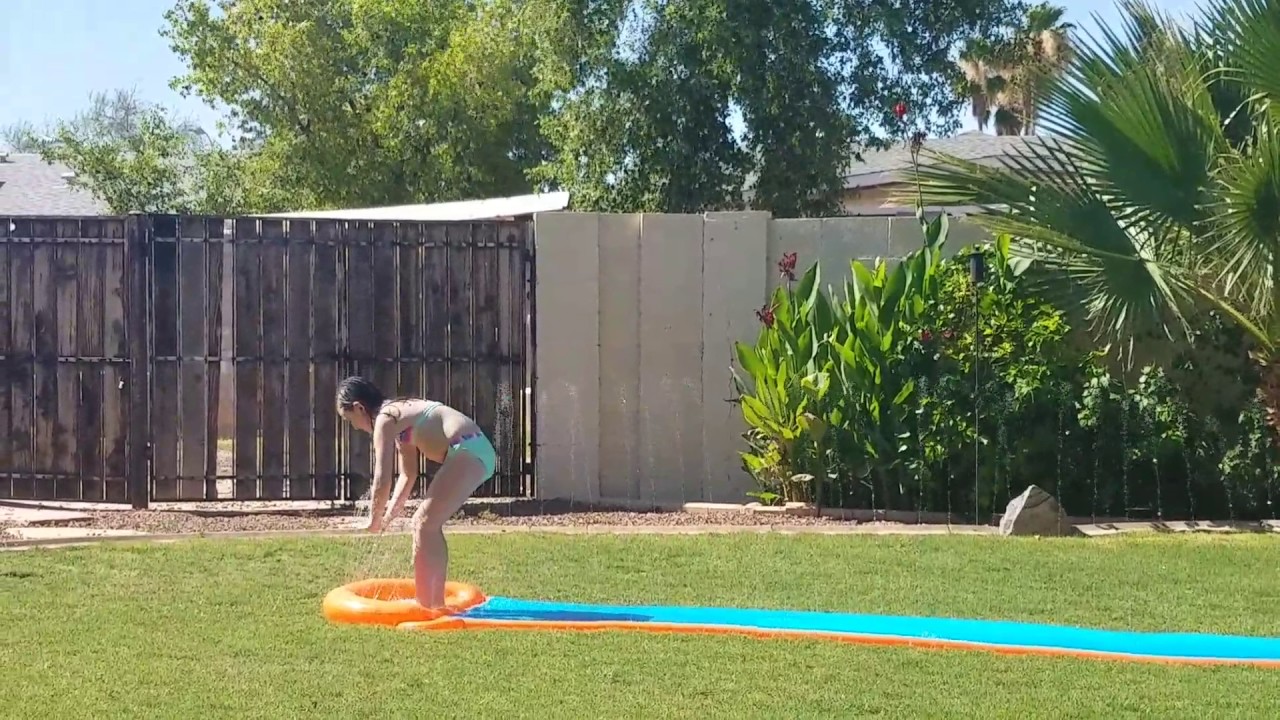 AZ Slip n slide cool down - YouTube