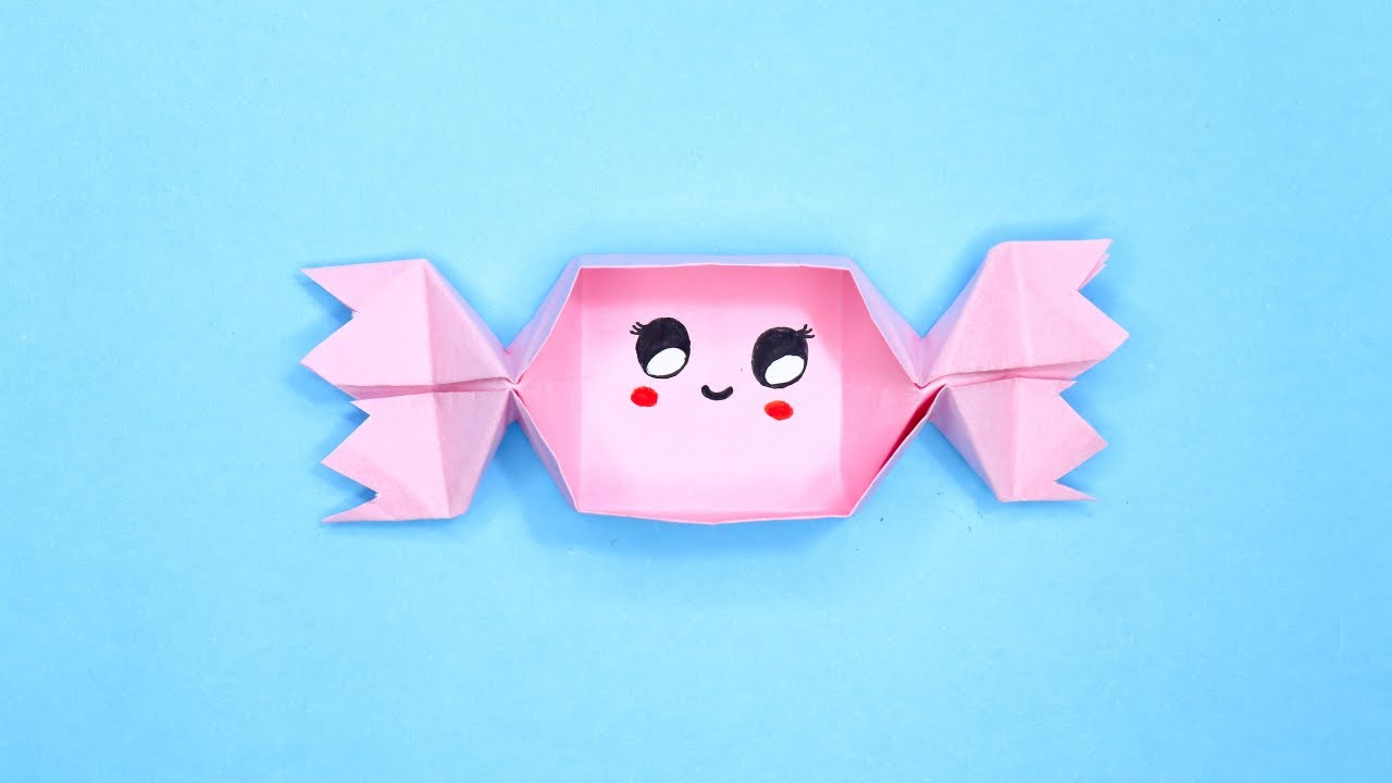 Comment faire un bonbon en papier - Origami facile - YouTube