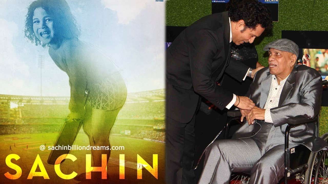 Sachin Tendulkar's Coach Ramakant Achrekar At Sachin A Billion Dreams ...