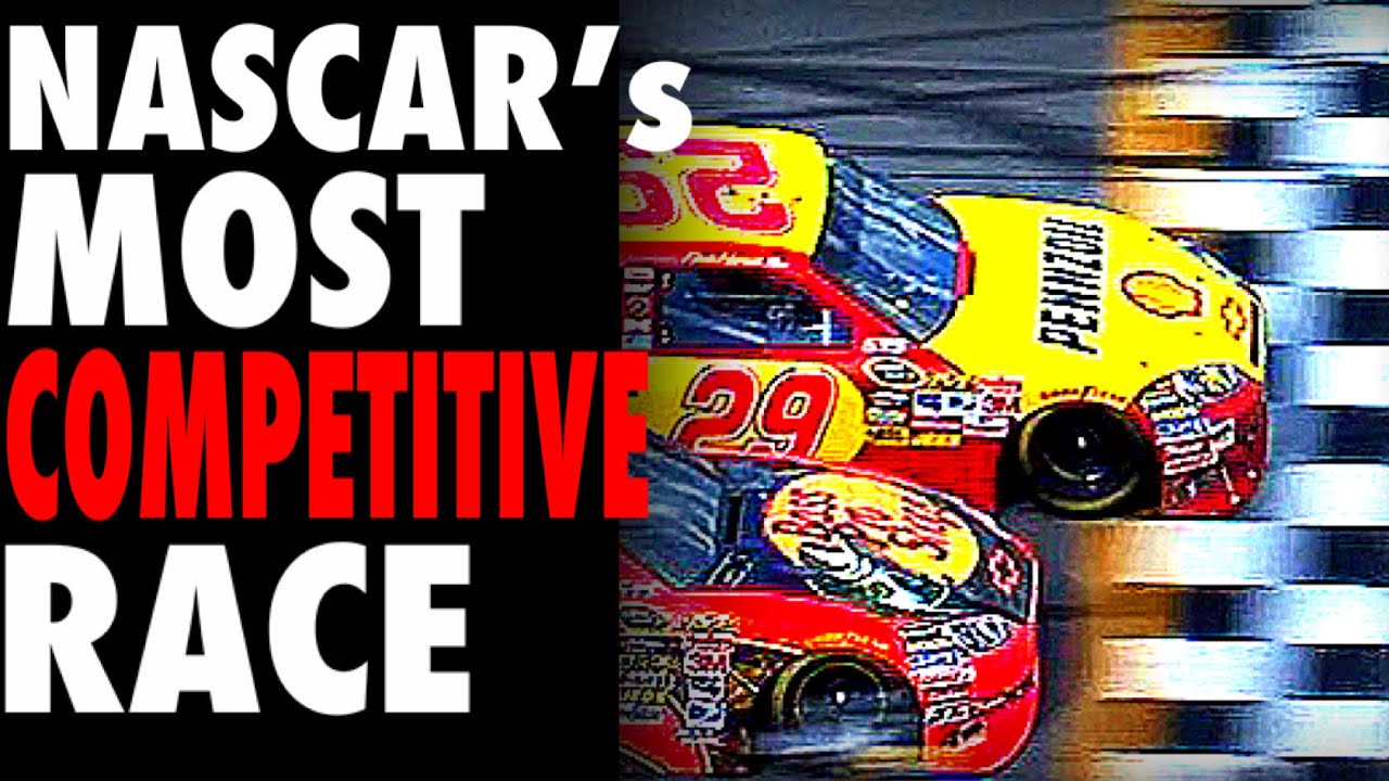 The Most COMPETITIVE Race In NASCAR History - YouTube