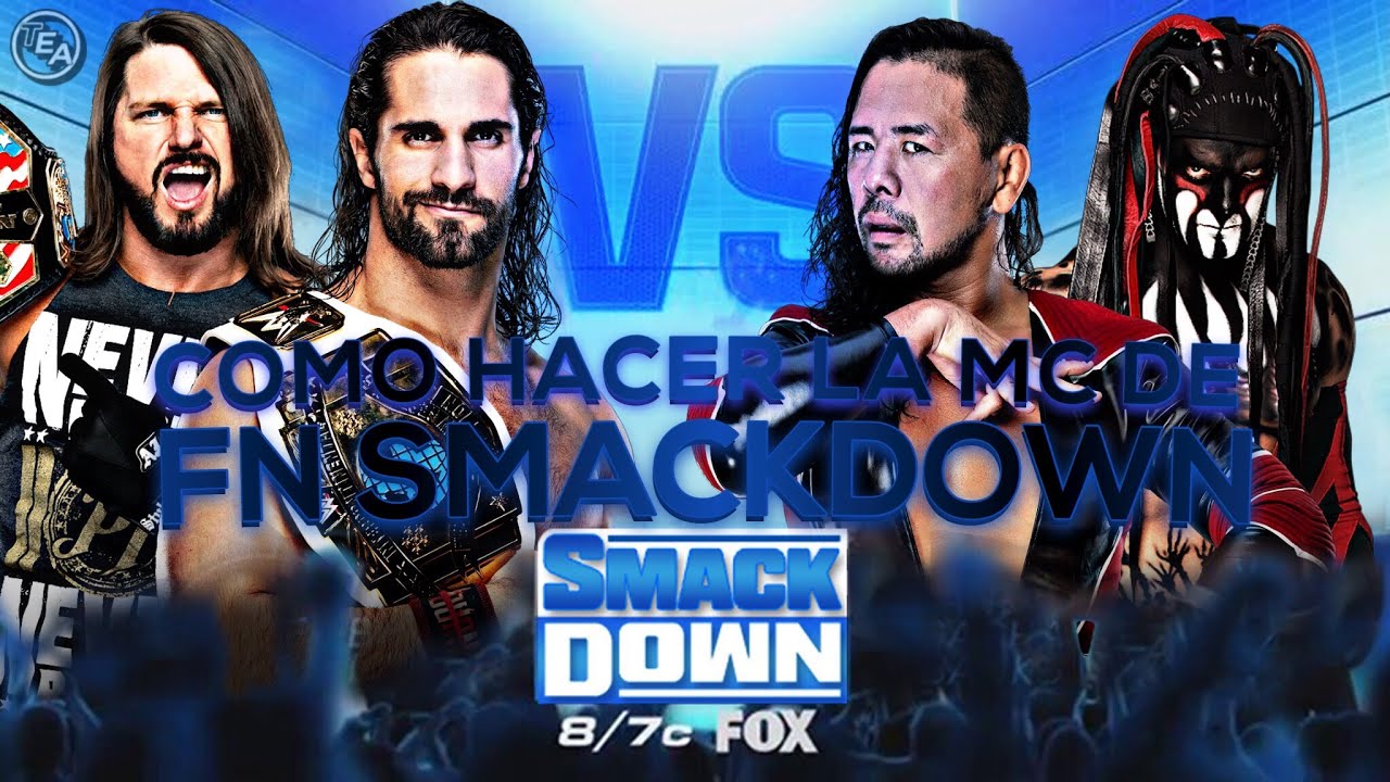 COMO HACER LA MATCH CARD DE FRIDAY NIGHT SMACKDOWN 2019 - YouTube