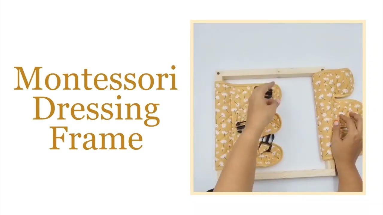 How to use Montessori Dressing Frames | Montessori Educational Toys ...