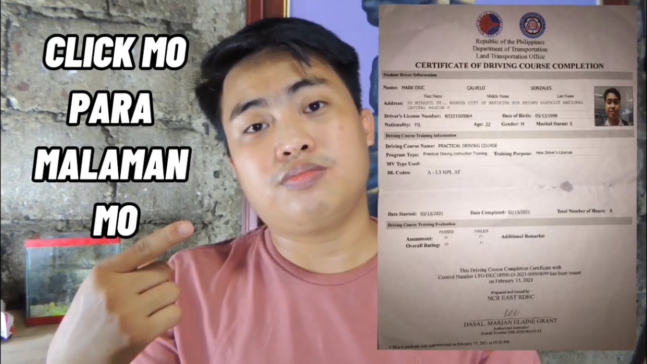 Libreng Practical Driving Course Motor & Vehicle - YouTube