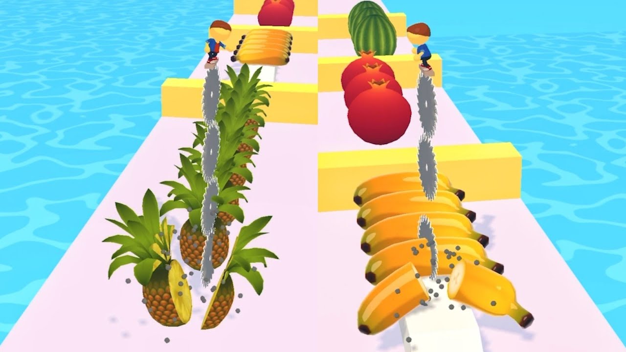 Slice Tower! Very satisfying and relaxing ASMR slicing game - YouTube