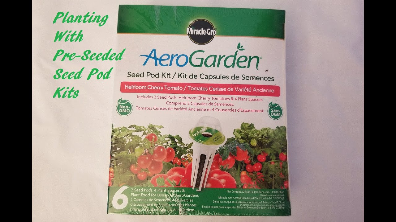 Planting an Aerogarden with Seed Kits - YouTube