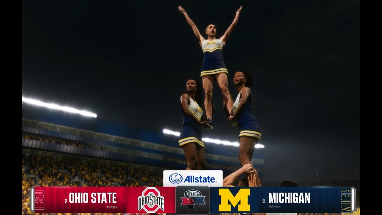 "The Game" Michigan vs. Ohio State - CFB 25 College Rivalry Game ...