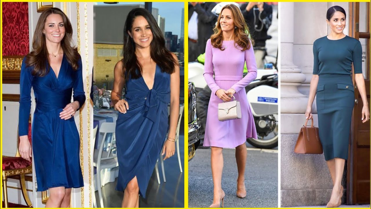 Modern and Luxurious Kate Middleton Vs Meghan Markle Twining Style ...