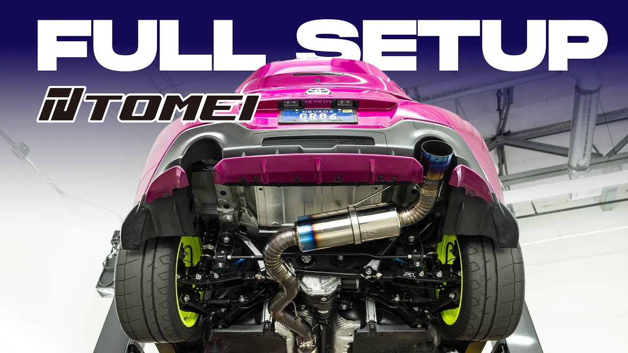Tomei GR86 Full Tomei Exhaust - YouTube