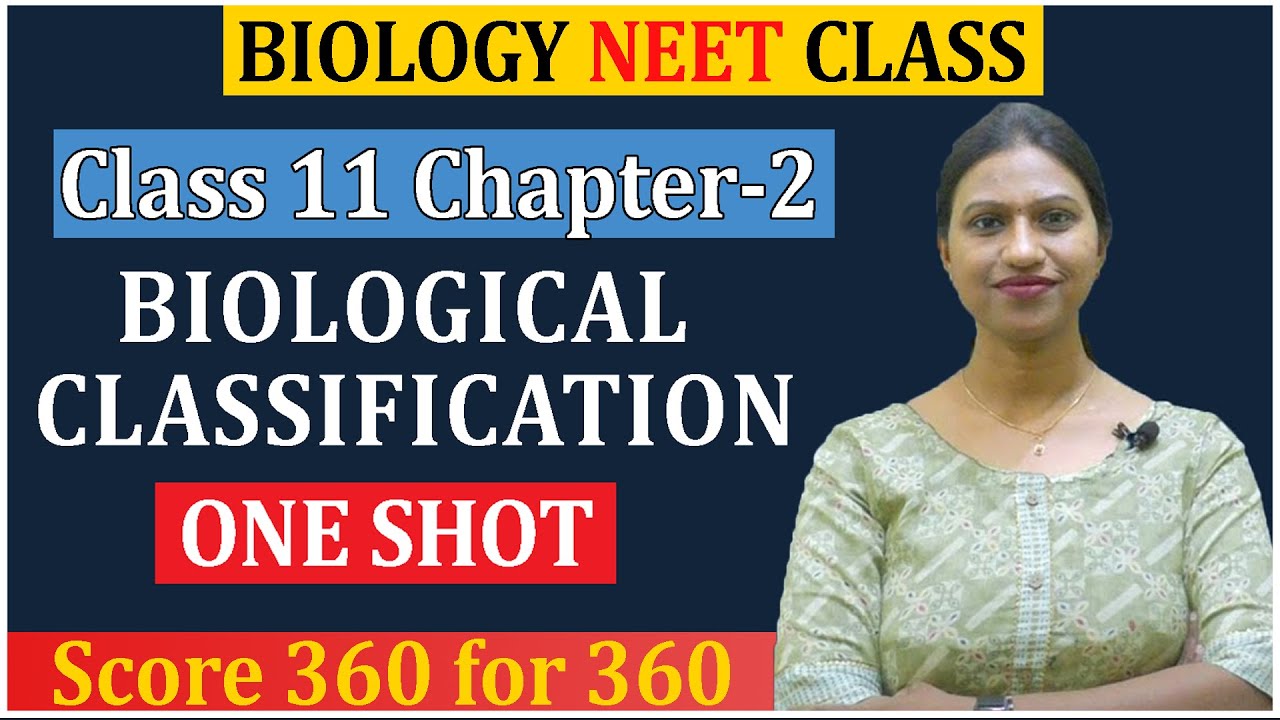 Biological Classification Class 11 One Shot NEET in English - YouTube