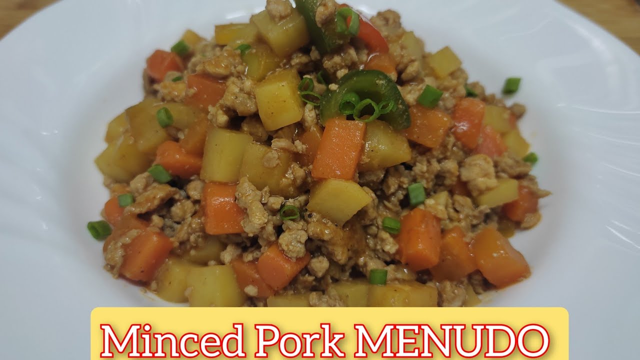 MINCED PORK MENUDO - mga MARENG natry nyo n b ganitong luto? Pde s rice ...