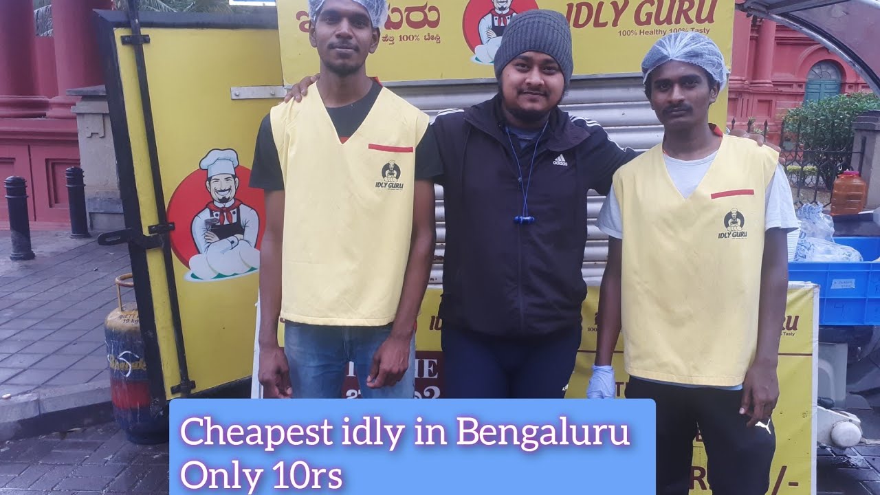 Cheapest idly in Bengaluru||10 rs idly||Idly guru||Street food in ...
