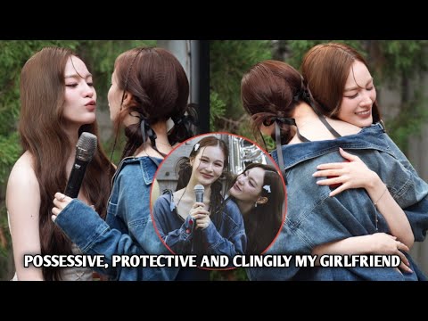 Tangkwa protective plus possessive mode on, she can't stop hugging and kissy cheek her phi