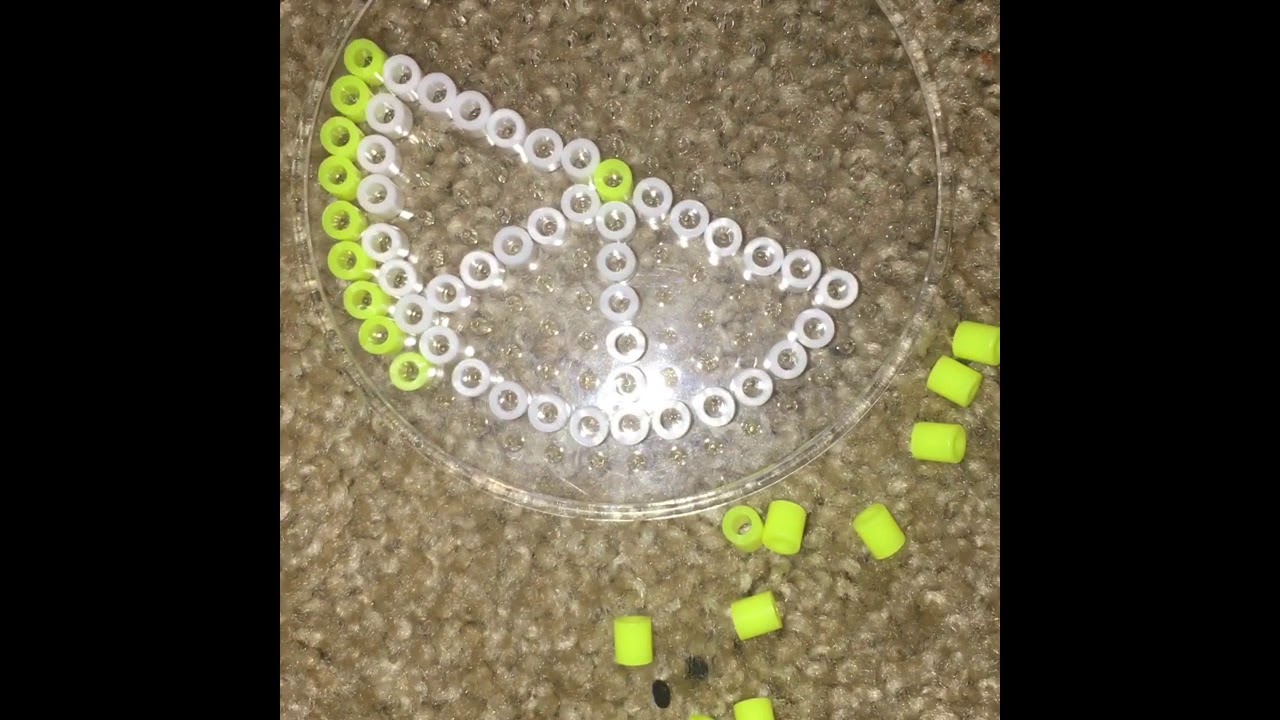 Perler Bead lemon 🍋 - YouTube