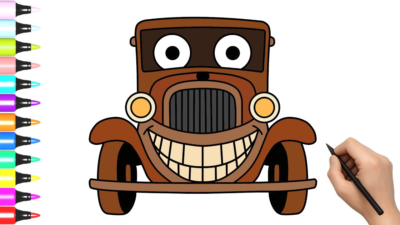 How to Draw Vroom Vroom Sahur - Drawing Italian Brainrot - YouTube