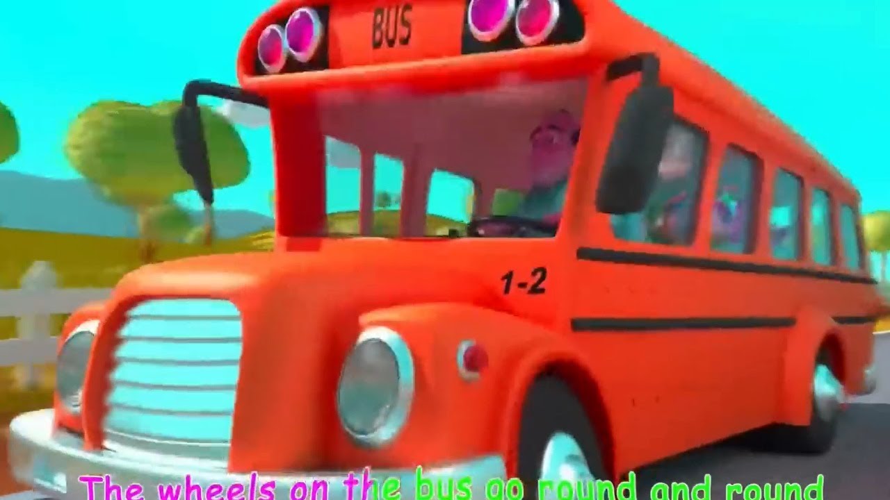 Cocomelon Wheels on the Bus | Learn Colors for Kids | Paint the Bus ...