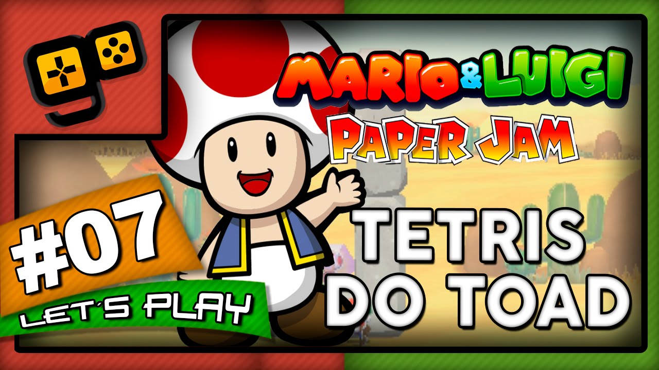 Mario & Luigi Paper Jam - Parte 7 - Tetris do Toad - YouTube