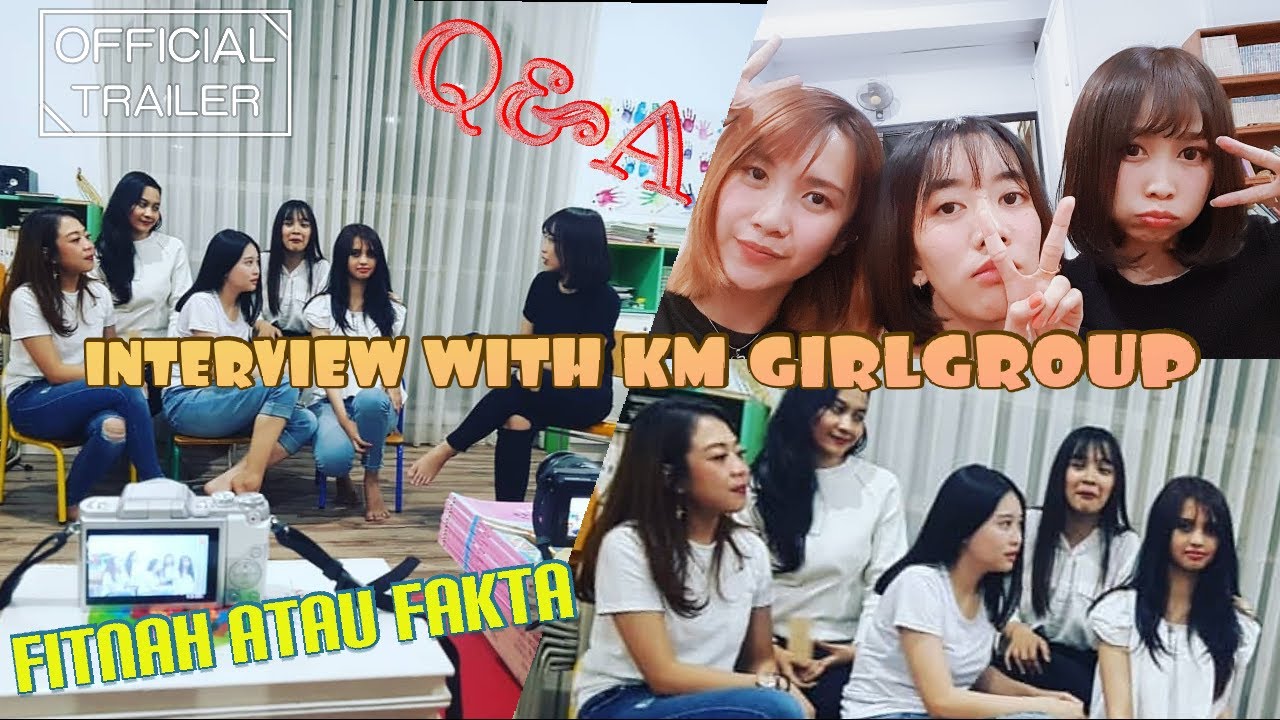 INTERVIEW WITH KM (KOREAN MUSIC) GIRLGROUP - YouTube