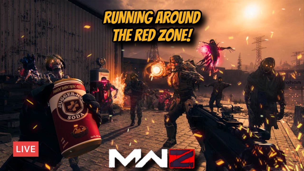 🔴LIVE - Modern Warfare Zombies | RED ZONE IS INSANE! | Completing ...