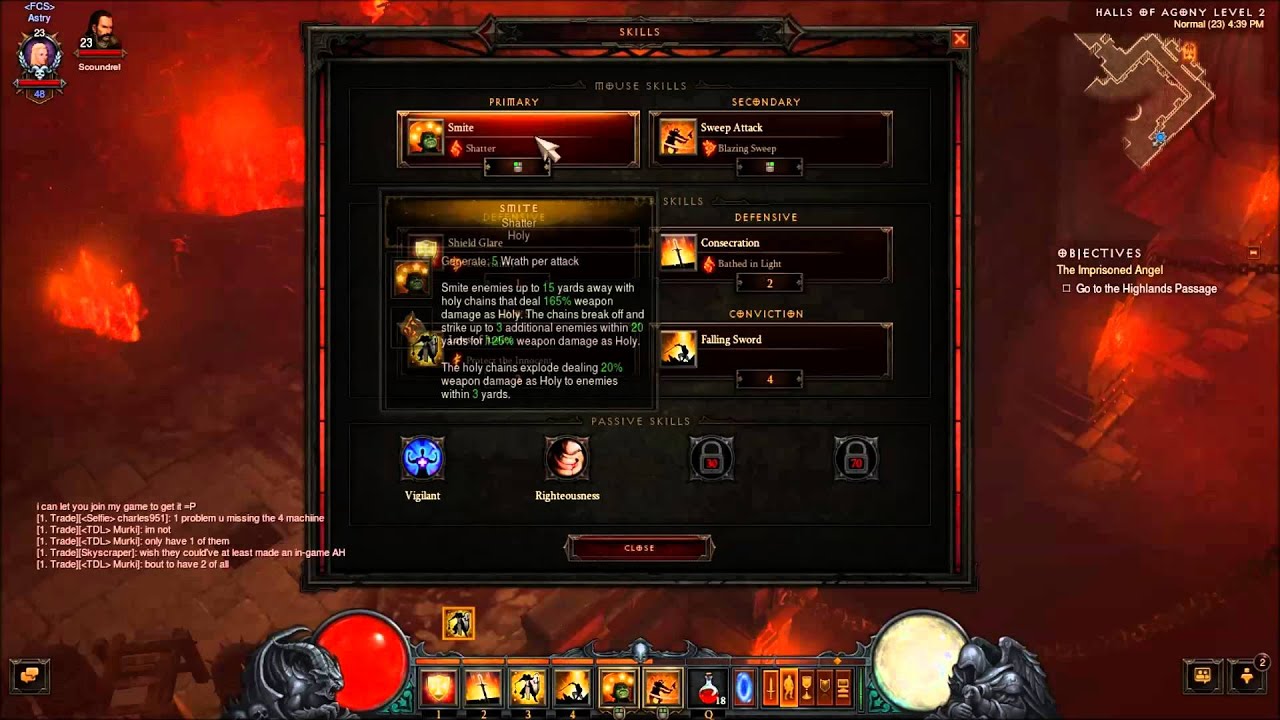 Diablo 3 Crusader smite issues - YouTube