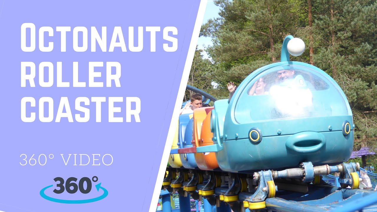 Octonauts Roller coaster Off ride | 360 Video | CBeebies Land | Alton ...