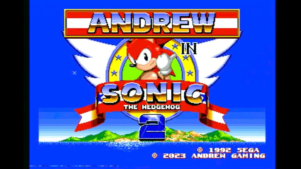 Andrew In Sonic The Hedgehog 2 (2023 Version) (Sega Genesis) Gameplay ...